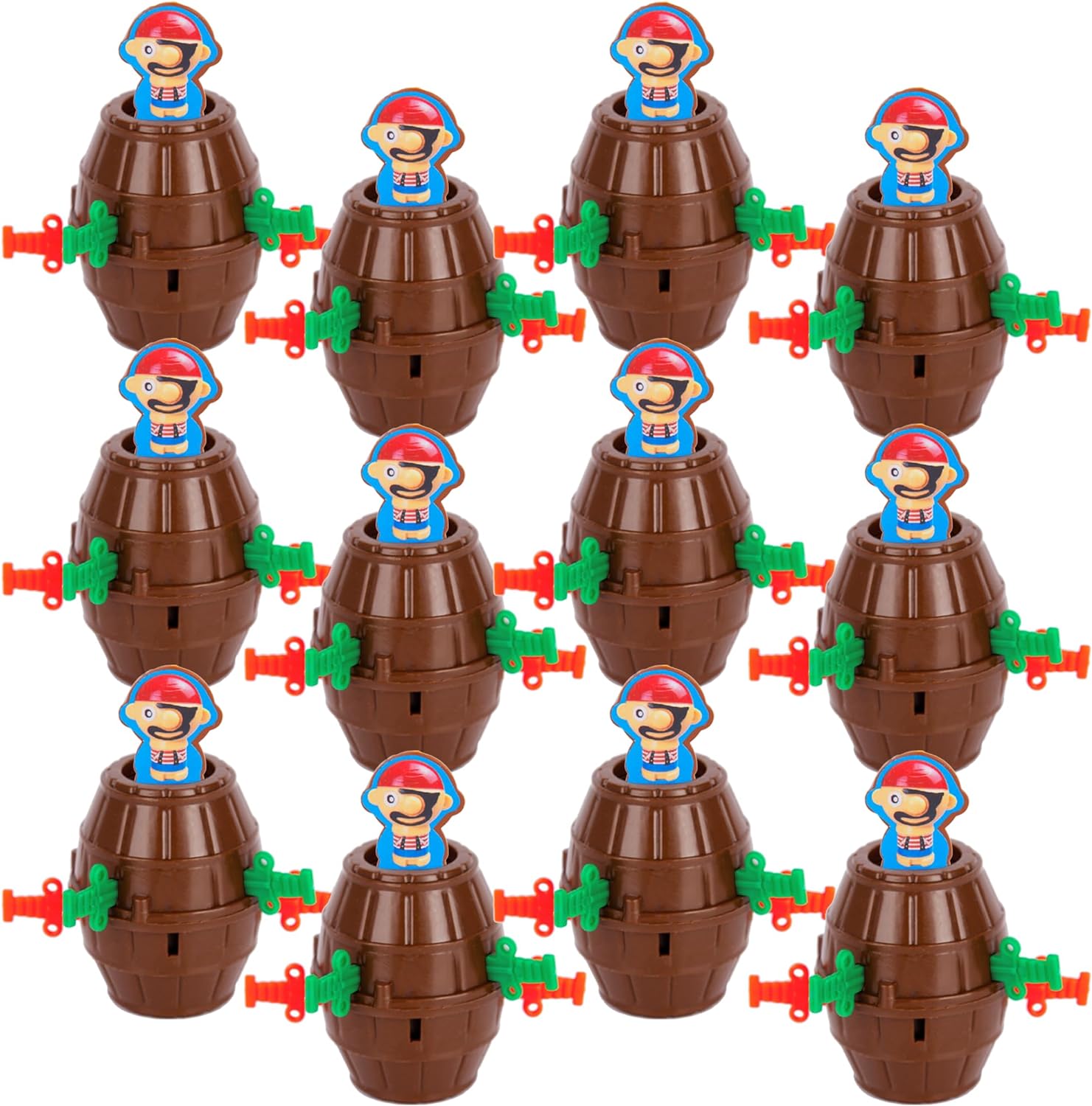 Pop Up Pirate Party Favors for Kids - Set of 12 Pirate Toys - Mini Pir ...