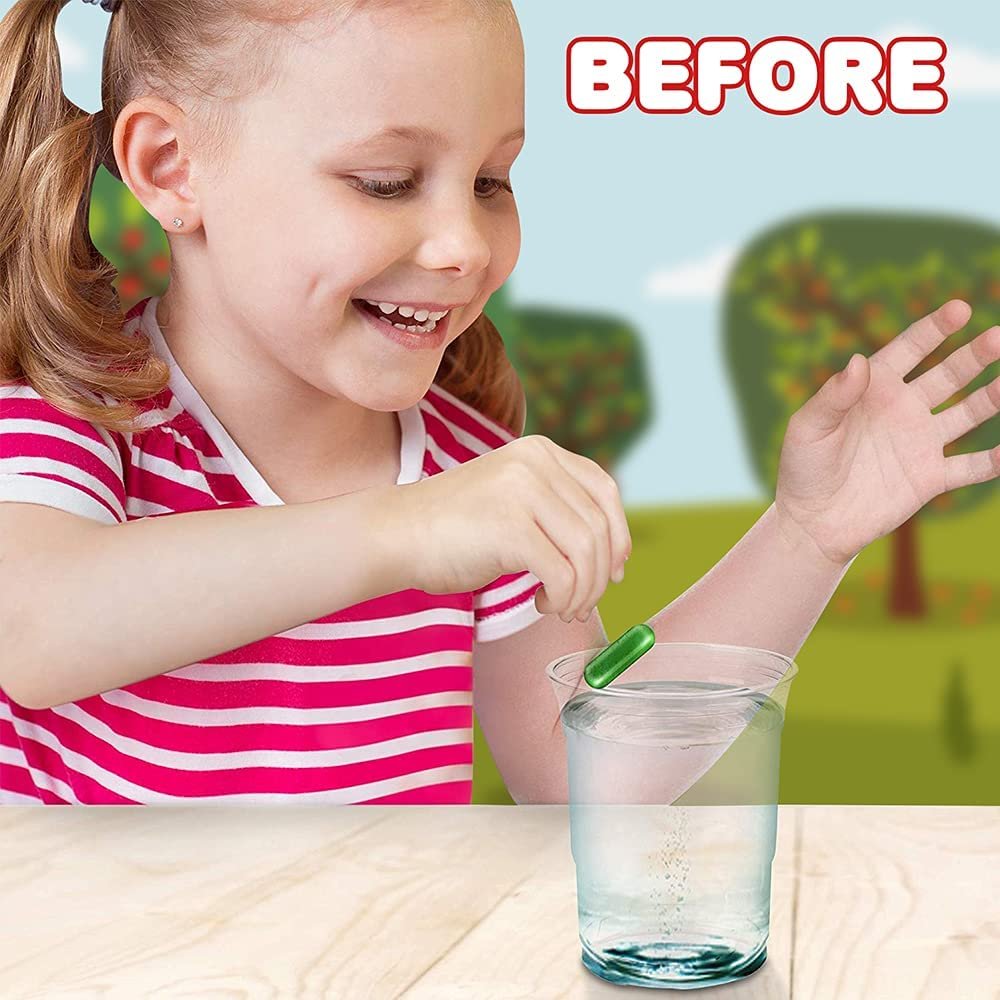 Magic Growing Animal Capsules, Grow in Water, 2 Packs with 12 Expandin ...