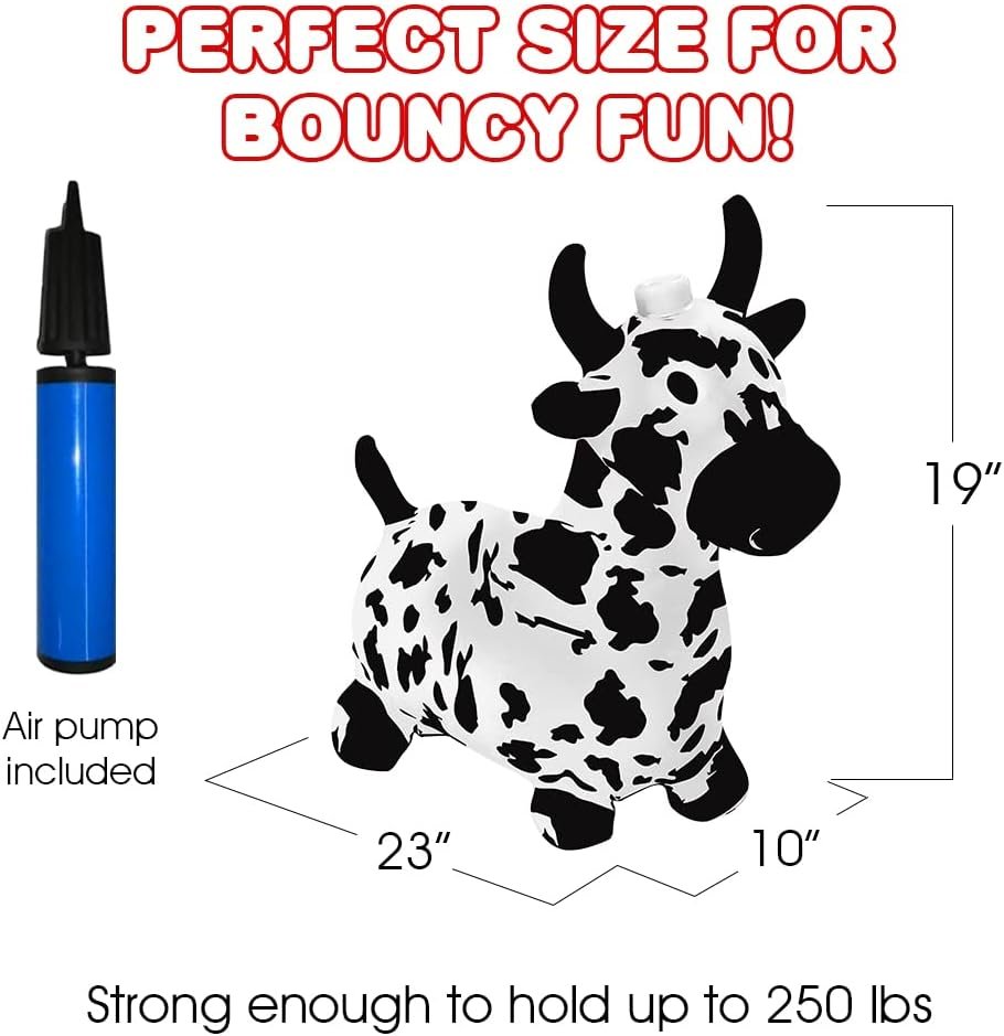 Light Up Bouncy Horse Toy, Cow Hopper Horse with Music, Ride on Horse ...