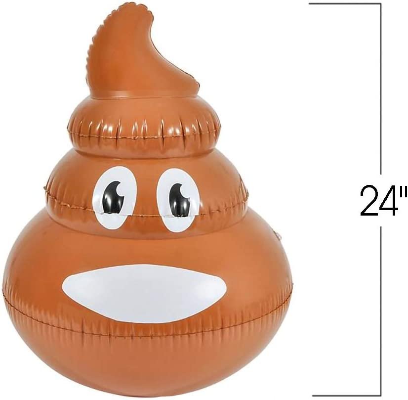 Poop Inflate, Inflatable Poop Emoticon Pool Float, Emoticon Party Deco ...