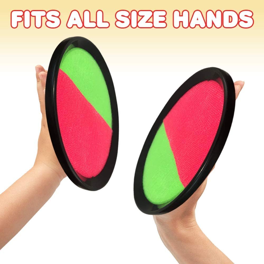 ArtCreativity Toss and Catch Game Set, Ball Tossing Game with 2 Mitts ...