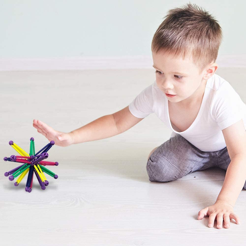 ArtCreativity Collapsible Ball Toys, Set of 2 Expanding Mini Spheres f ...