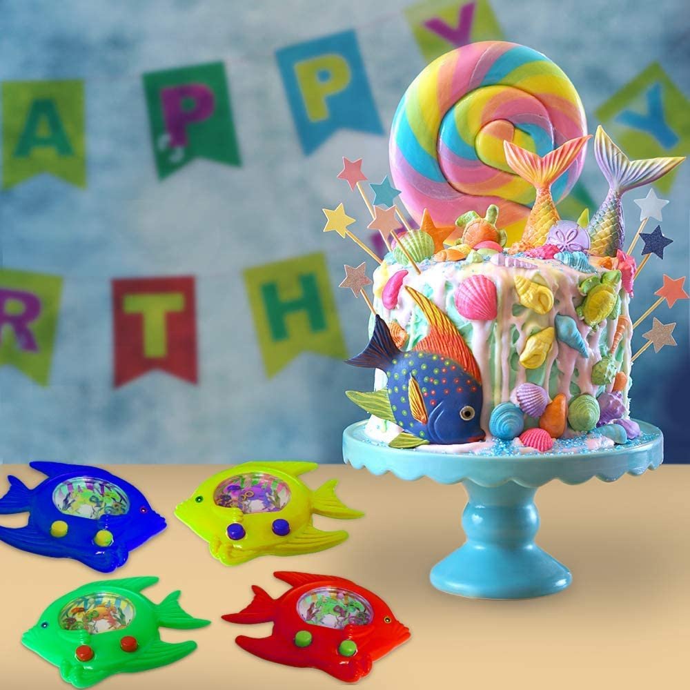 ArtCreativity Fish Water Toy, Set of 4, Handheld Water Games for Kids ...