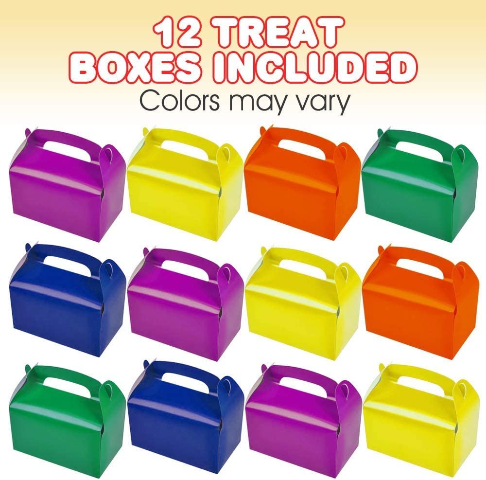 ArtCreativity Assorted Bright Color Treat Boxes for Candy, Cookies and ...