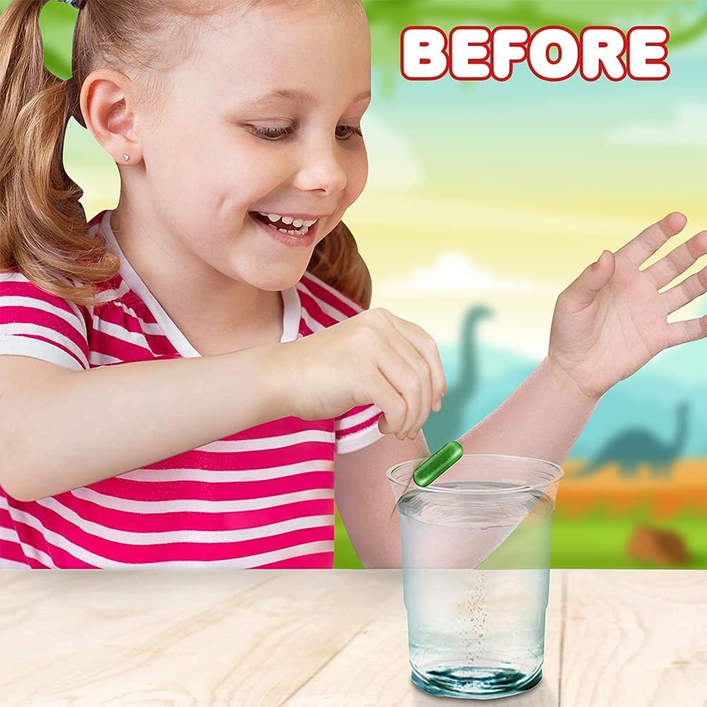 Magic Growing Dinosaur Capsules, 2 Packs with 12 Expanding Dino Capsul ...